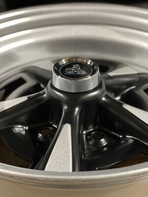 CTM MUSCLE GTS STEEL BLACK/SILVER FACE Size:15x6 PCD:5/120.65 ET:6P