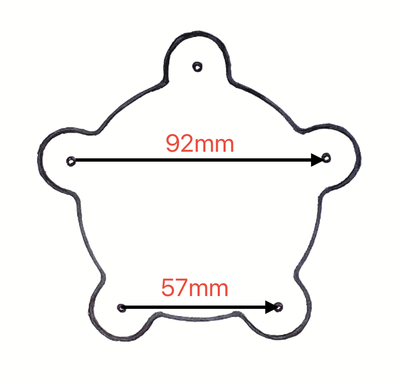 CTM MUSCLE 5 LUG CENTER CAP | Buy Genuine CTM Muscle Center Cap for Old ...