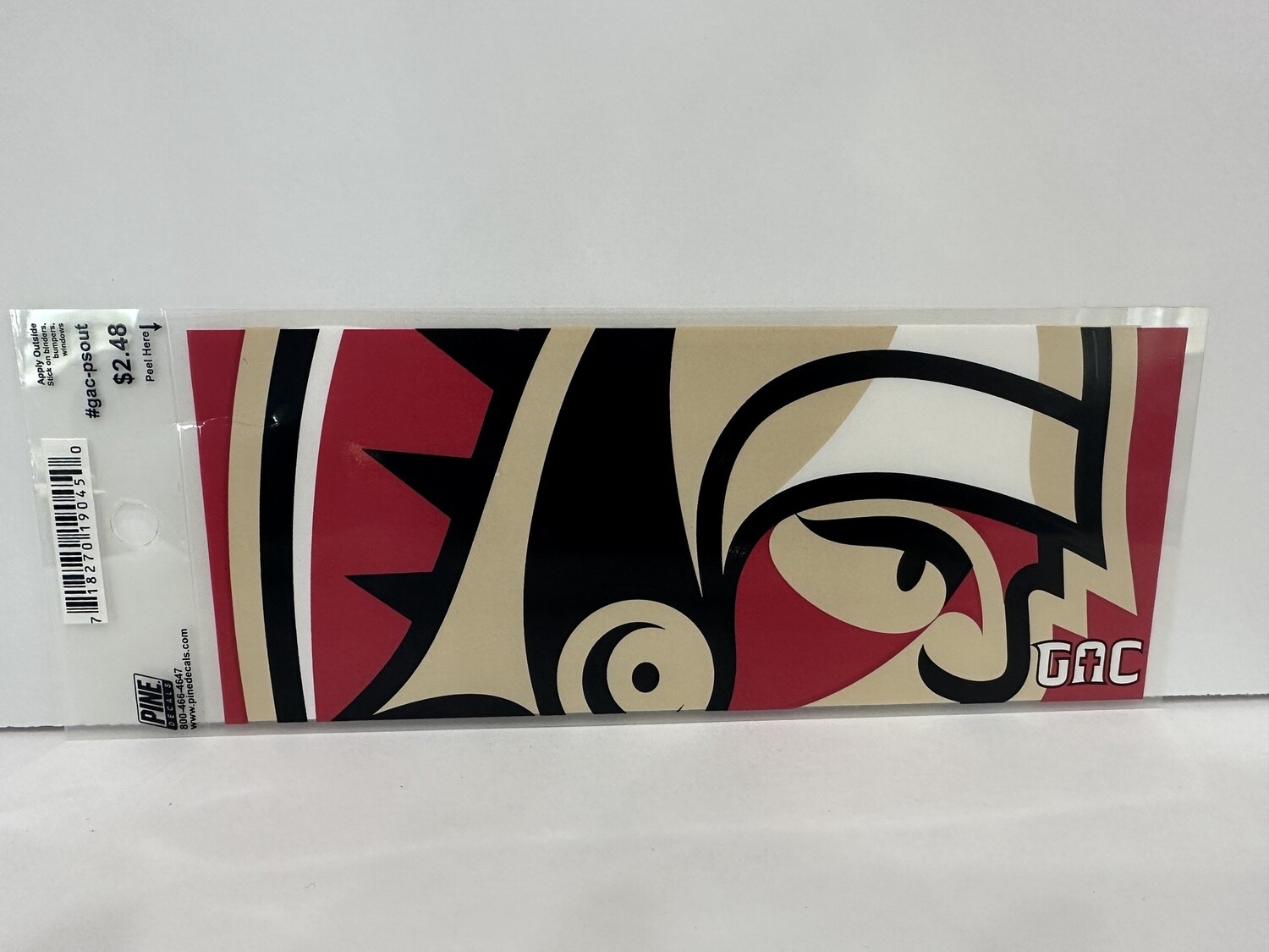 Spartan Head Bumper Sticker