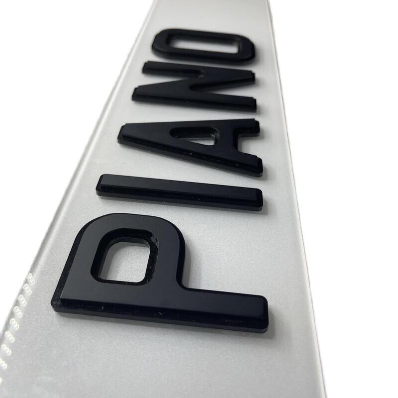 Pair Standard Printed Number Plates