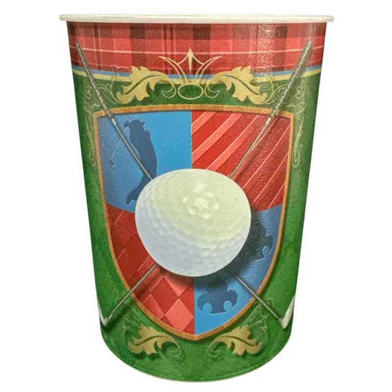 Tee Time Golf 16 oz Plastic Cup+