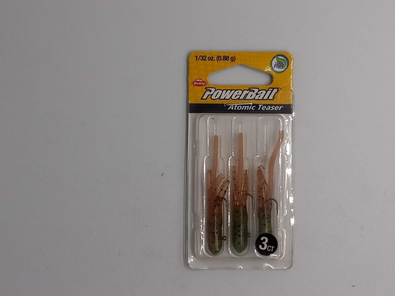 Berkley PowerBait Pre-Rigged Atomic Teasers Caramel Apple 1/32 oz