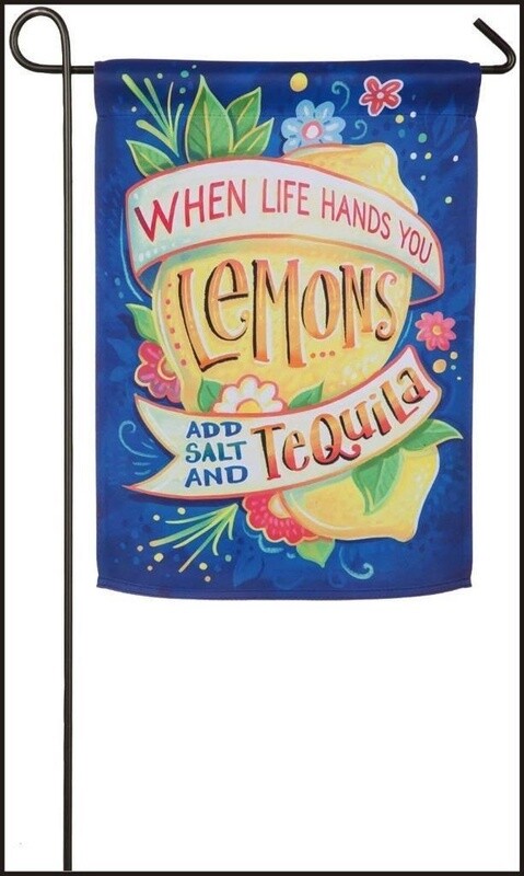 Lemons and Tequila Garden Flag