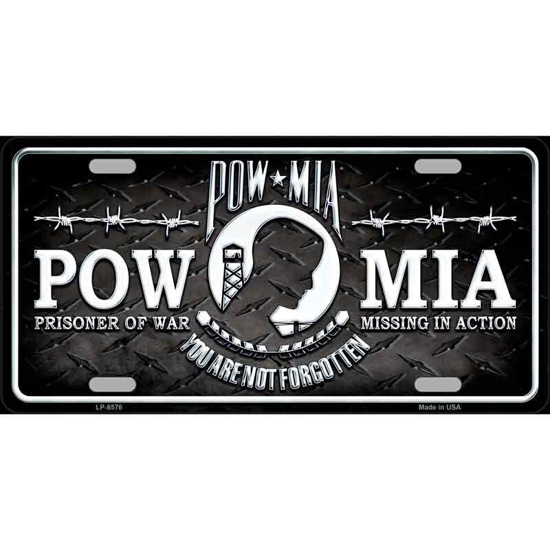 POW MIA License Plate