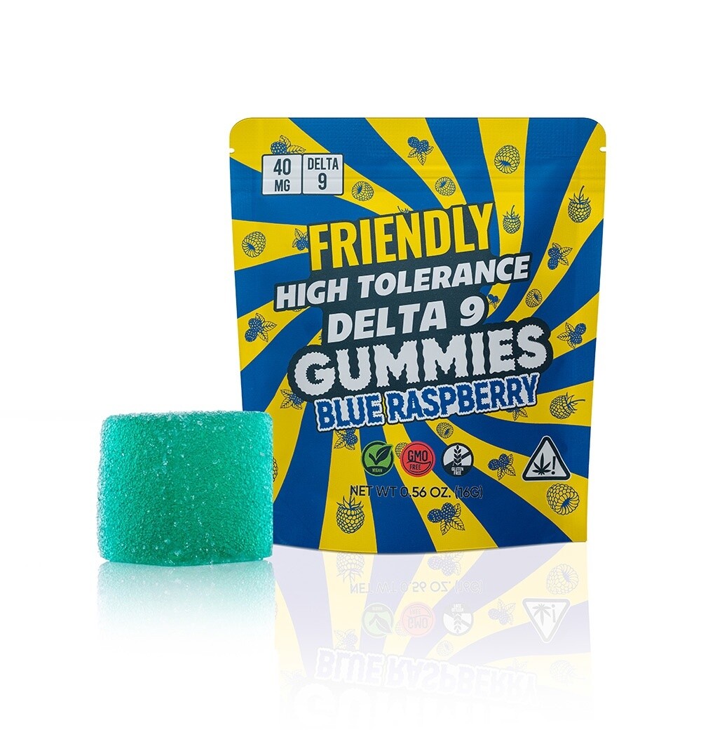 Friendly 40mg Delta-9 Single Gummy