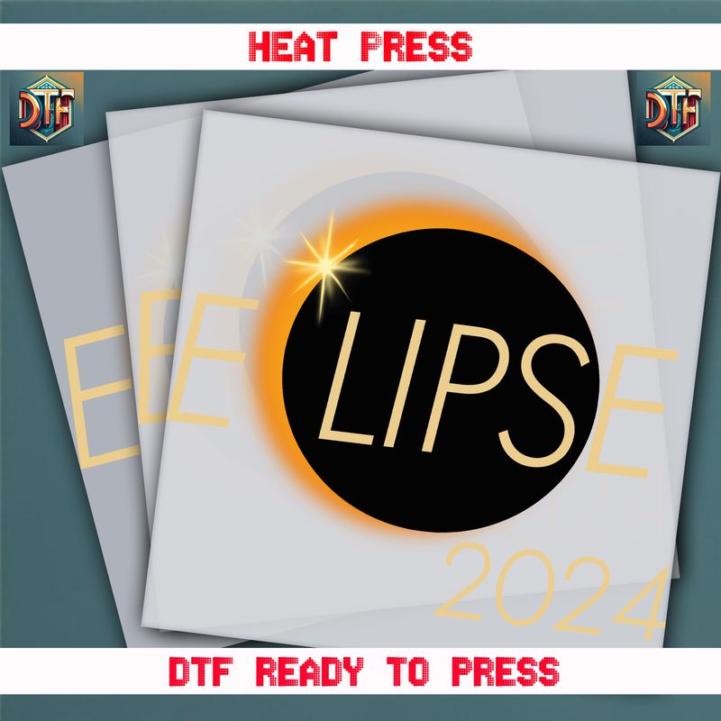 Ready To Press Eclipse 2024 DTF Transfers