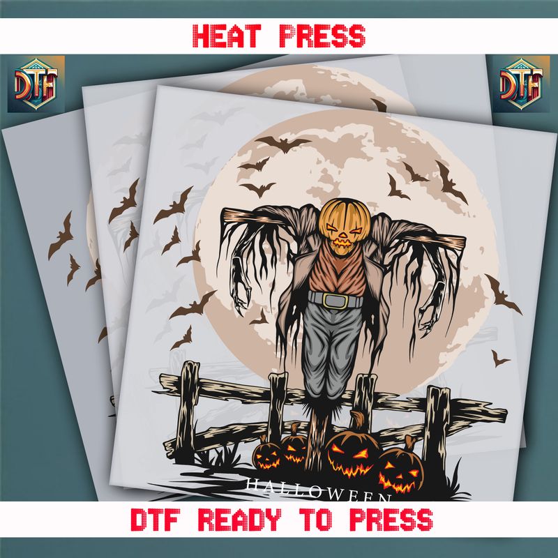 Ready To Press Halloween DTF Transfers