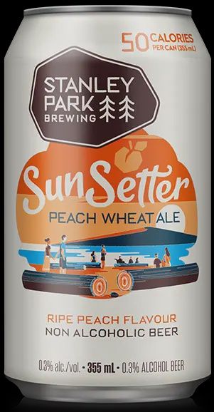 SP NON ALC SUNSETTER PEACH ALE