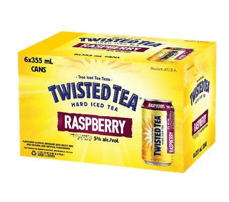 TWISTED TEA RASPBERRY ICED TEA