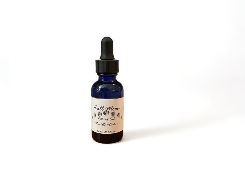 Best Full Moon Oil | Vanilla and Cedar Scented Ritual Oils