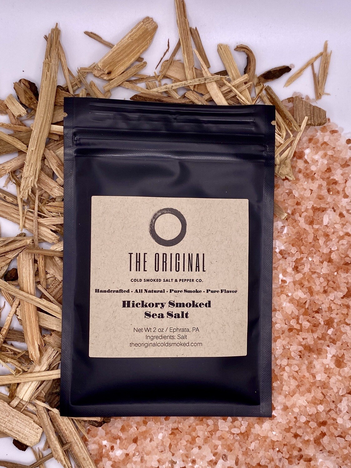 Hickory Smoked Sea Salt by The Original Cold Smoked Salt and Pepper Co.