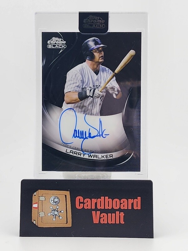 2022 Topps Chrome Black Larry Walker Autograph #CBA-LW