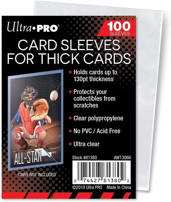 Ultrapro Extra Thick Card Sleevs (100 Pk)