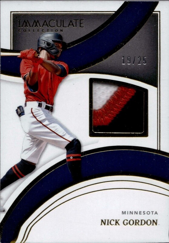 2022 Immaculate Nick Gordon Tri Color Patch Relic 19/25