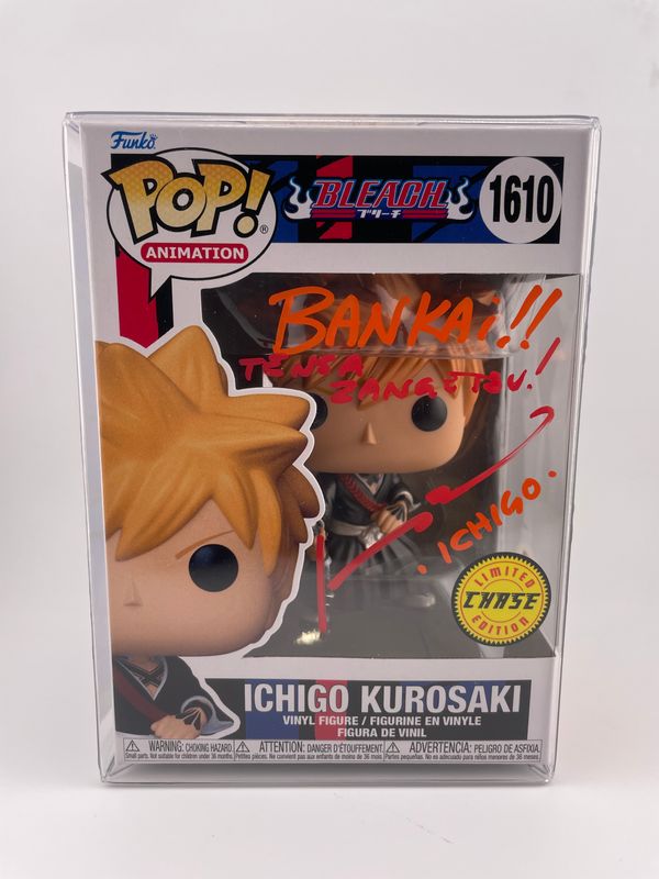 Bleach Ichigo Kurosaki CHASE Autographed By Johnny Yong Bosch PSA ...