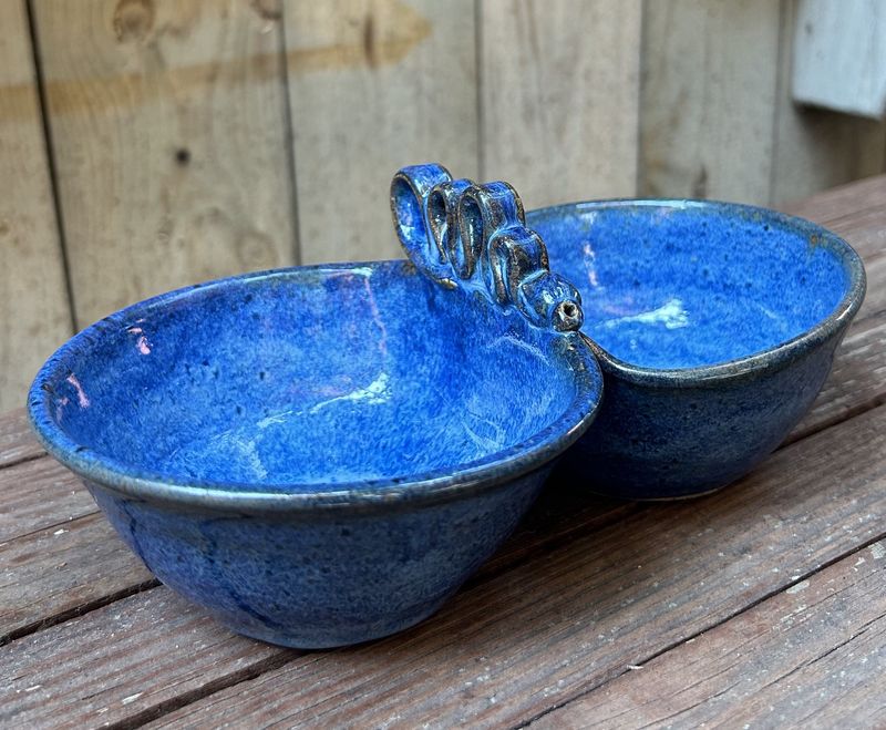 Johnson Double Bowl Blue