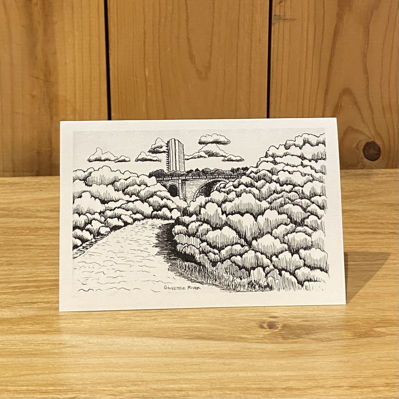 Kannard Card Genesse River at Veterans Memorial Bridge