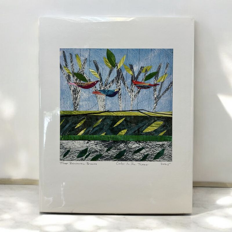 Bruno Print "Color In The Trees"