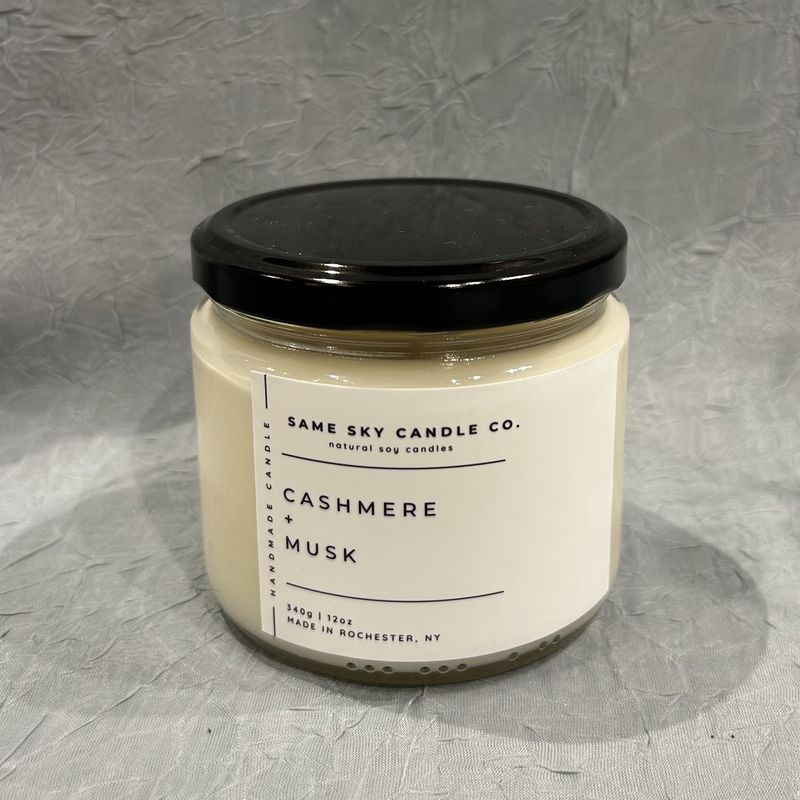 Same Sky Candle 12 oz Cashmere and Musk