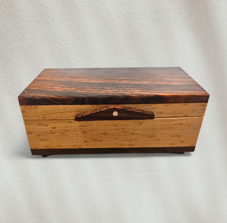 Cole Box Cocobolo, Figured Maple