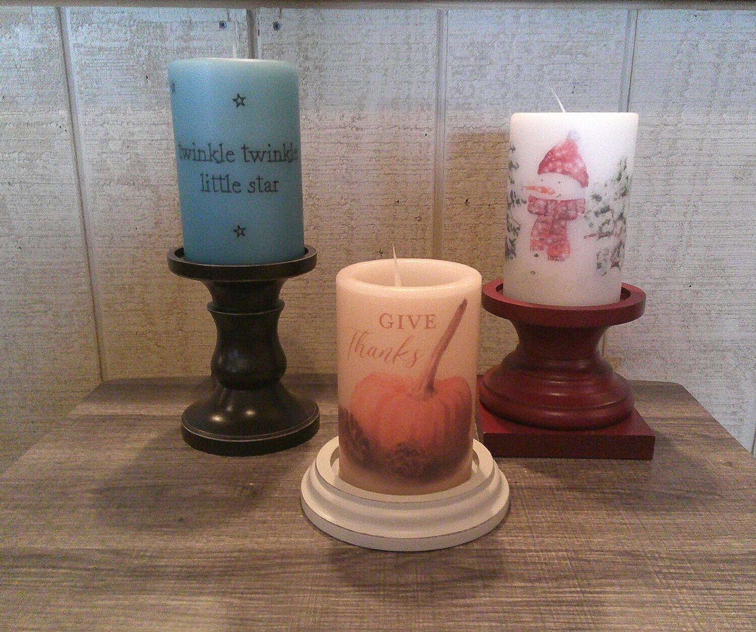 Wax Candle Sleeves - Country Primitive Decor | Cranberry Boggs