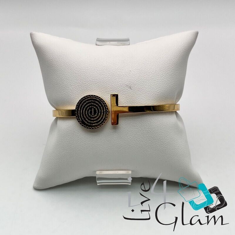Stainless Steel Lord's Prayer Bangle