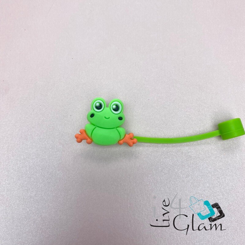 Frog Large Straw Cover