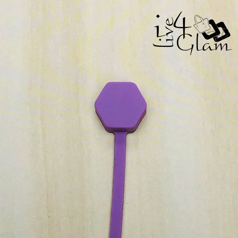 Large Flat Hexagon Silicone Straw Cover