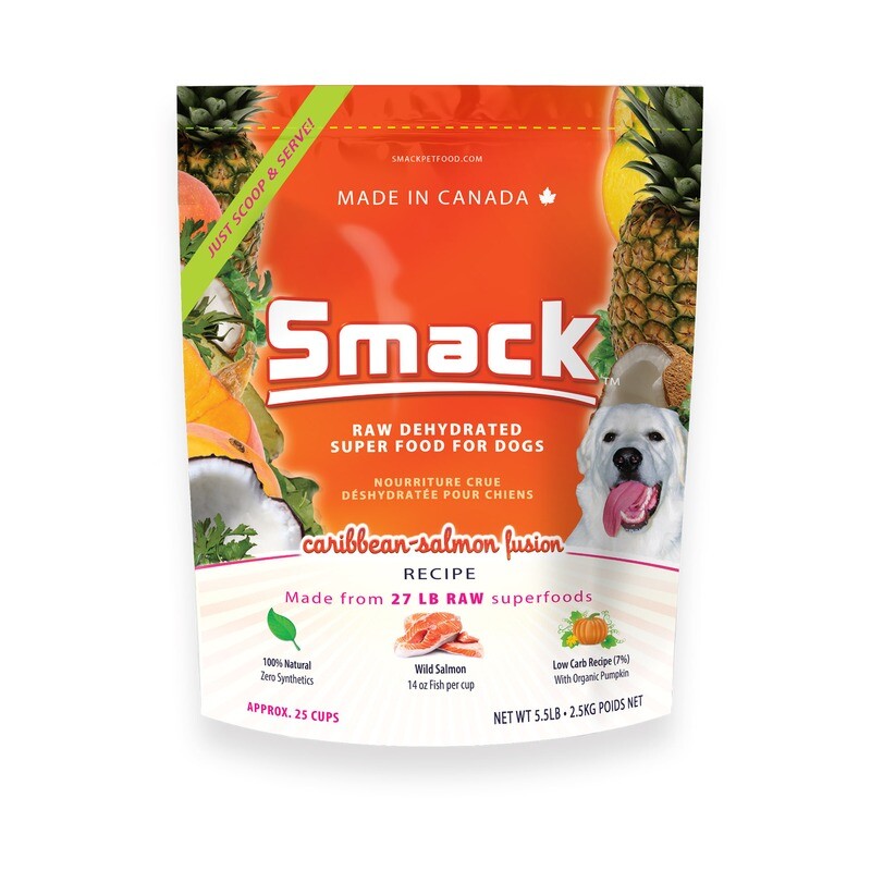Smack Dog Food, Caribbean-Salmon Fusion, 2.5kg