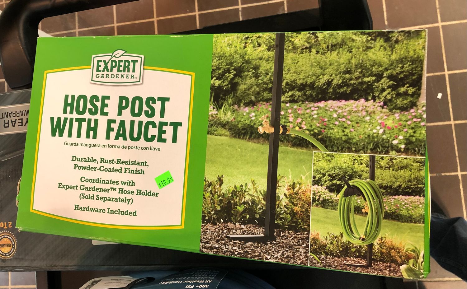 Expert Gardener Hose Post With Faucet Expert Gardener Hose Post With Faucet
