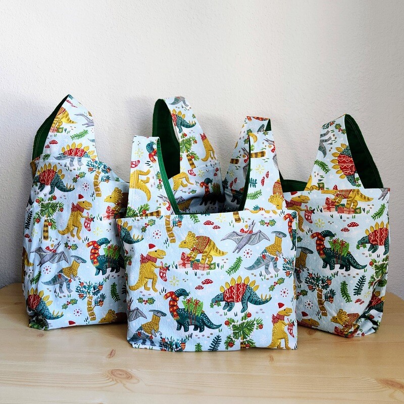 Dinosaurs Handmade, Reusable Bags