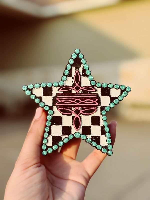 Western checkered star