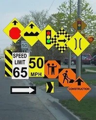 OSB N 3012 Assorted Road Signs Kit