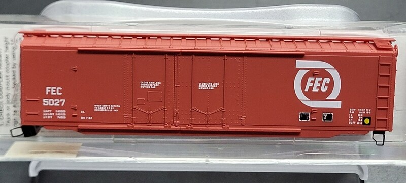 Used N Micro-Trains 36060 FEC Box Car (Shell Only)