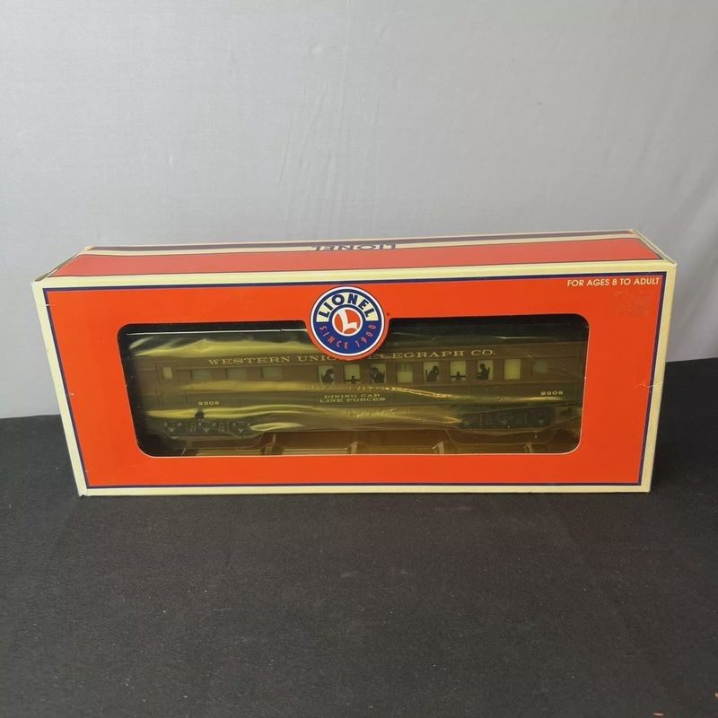 Lionel O 6-19685 LRRC Western Union Line Forces Dining Car-2308 NIB