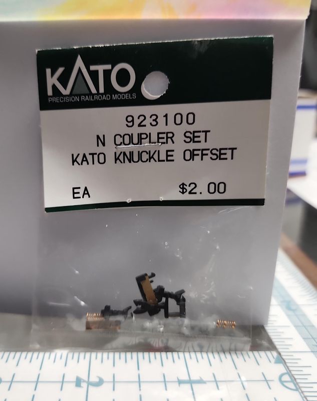 Kato N 923100 Knuckle Offset Coupler Set