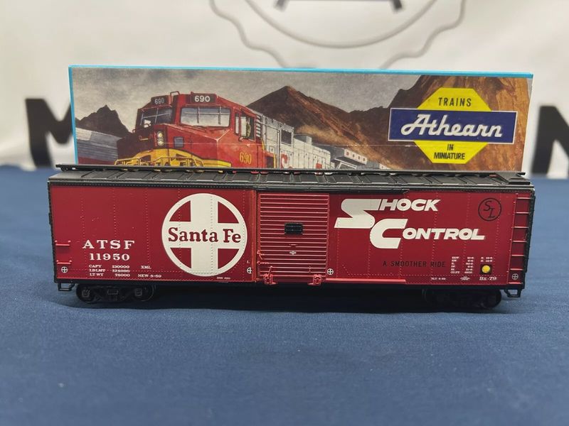 Used HO Athearn ATSF 11950 50' Box Car