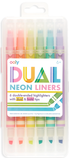 Dual Liner Double Ended Highlighters