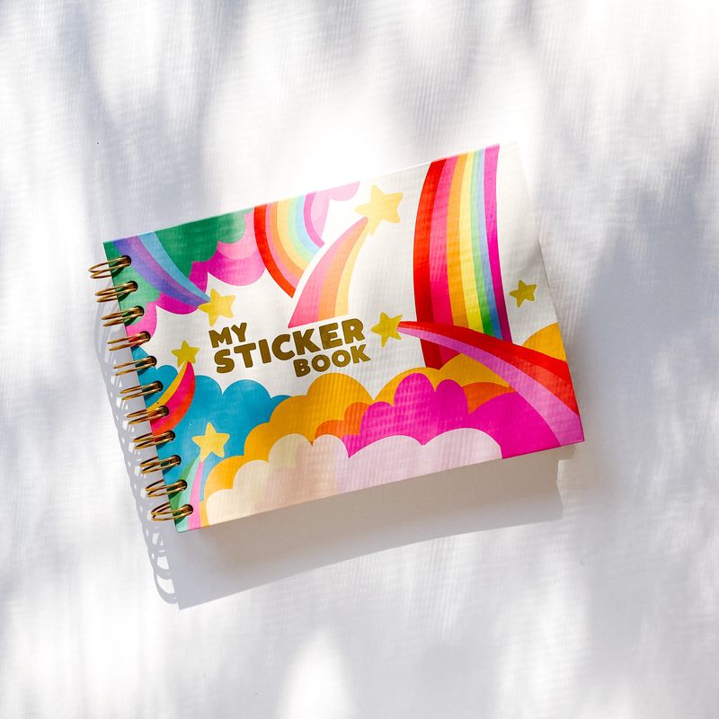 Hardcover Sticker Book