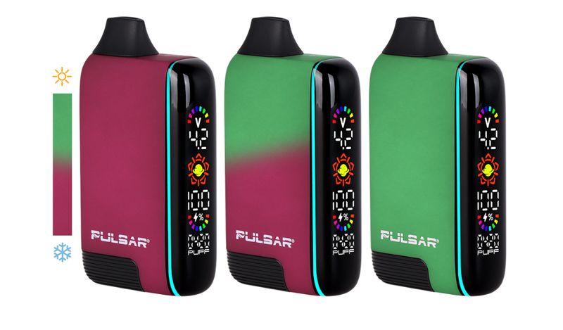 Pulsar 510 DL 5.0 Precision Voltage Control LCD Screen Vape Bar ...