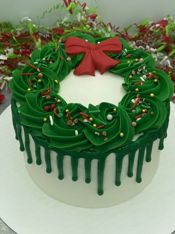 Christmas Wreath Cake