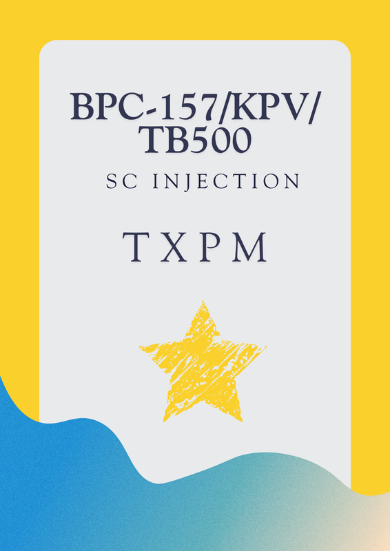 BPC-157/KPV/TB500 3mg/3mg/3mg/ml 5ml Vial SC INJECTION with Service Fee ...