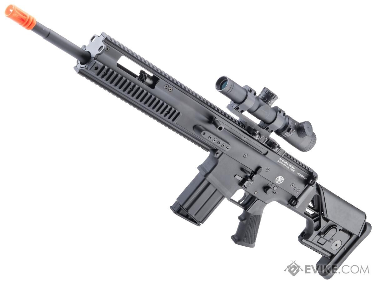 Cybergun FN Herstal Licensed SCAR-H Airsoft AEG Rifle by ARES in Black