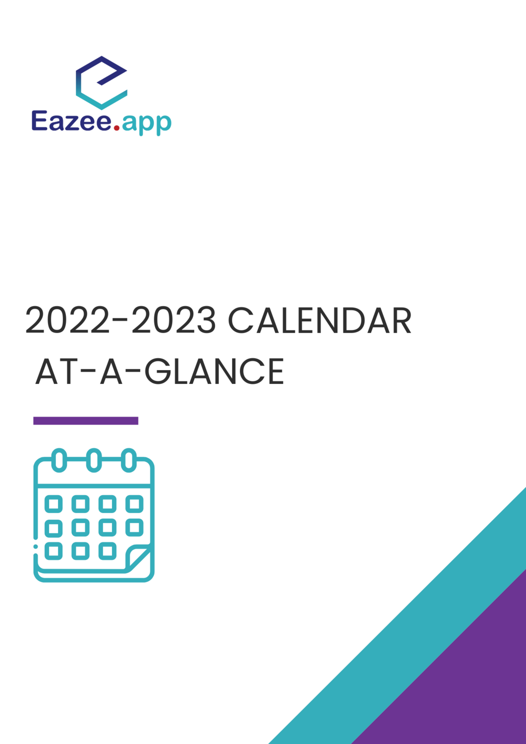 2022 2023 Calendar At A Glance
