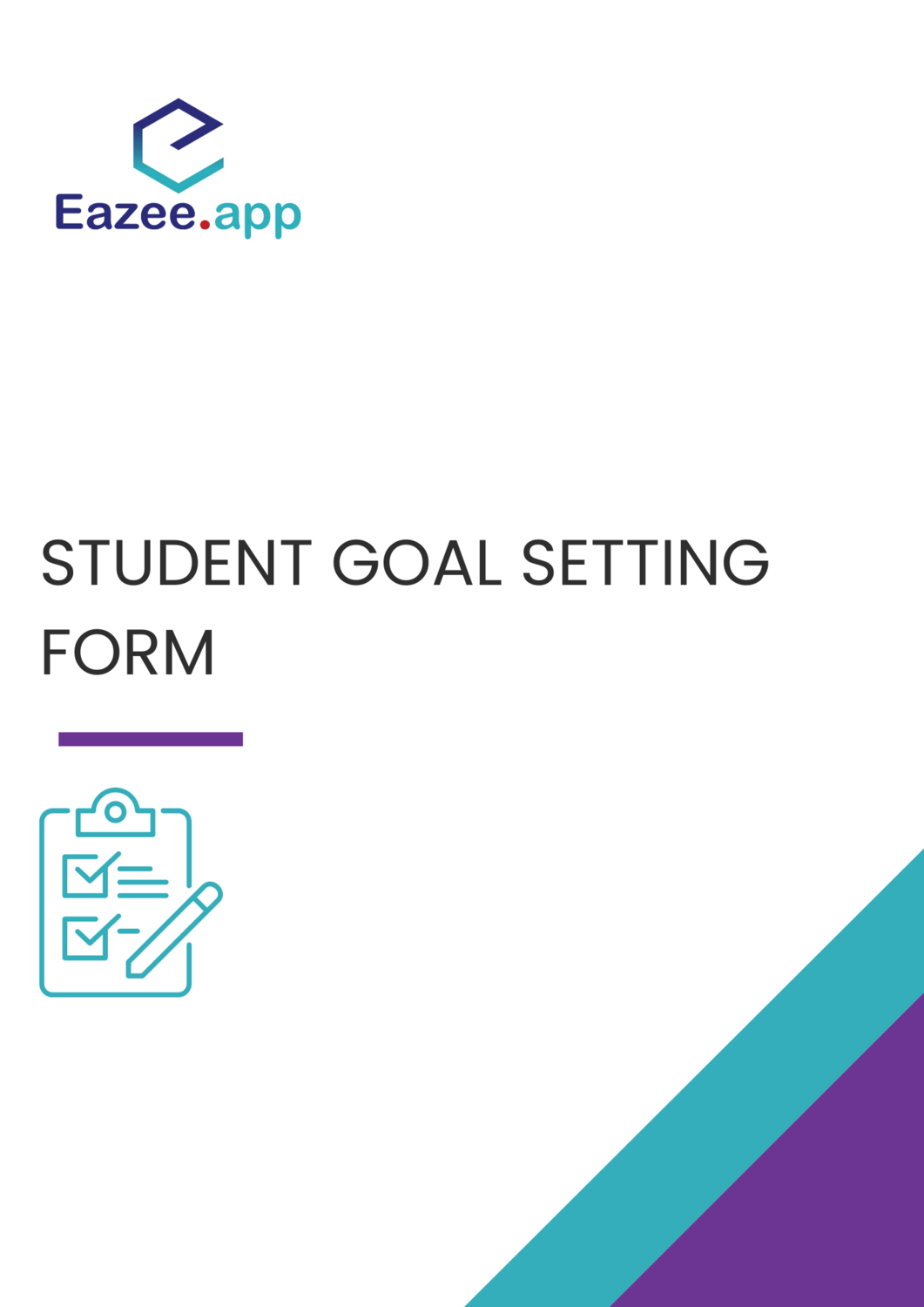 Student Goal Setting Form student-goal-setting-form
