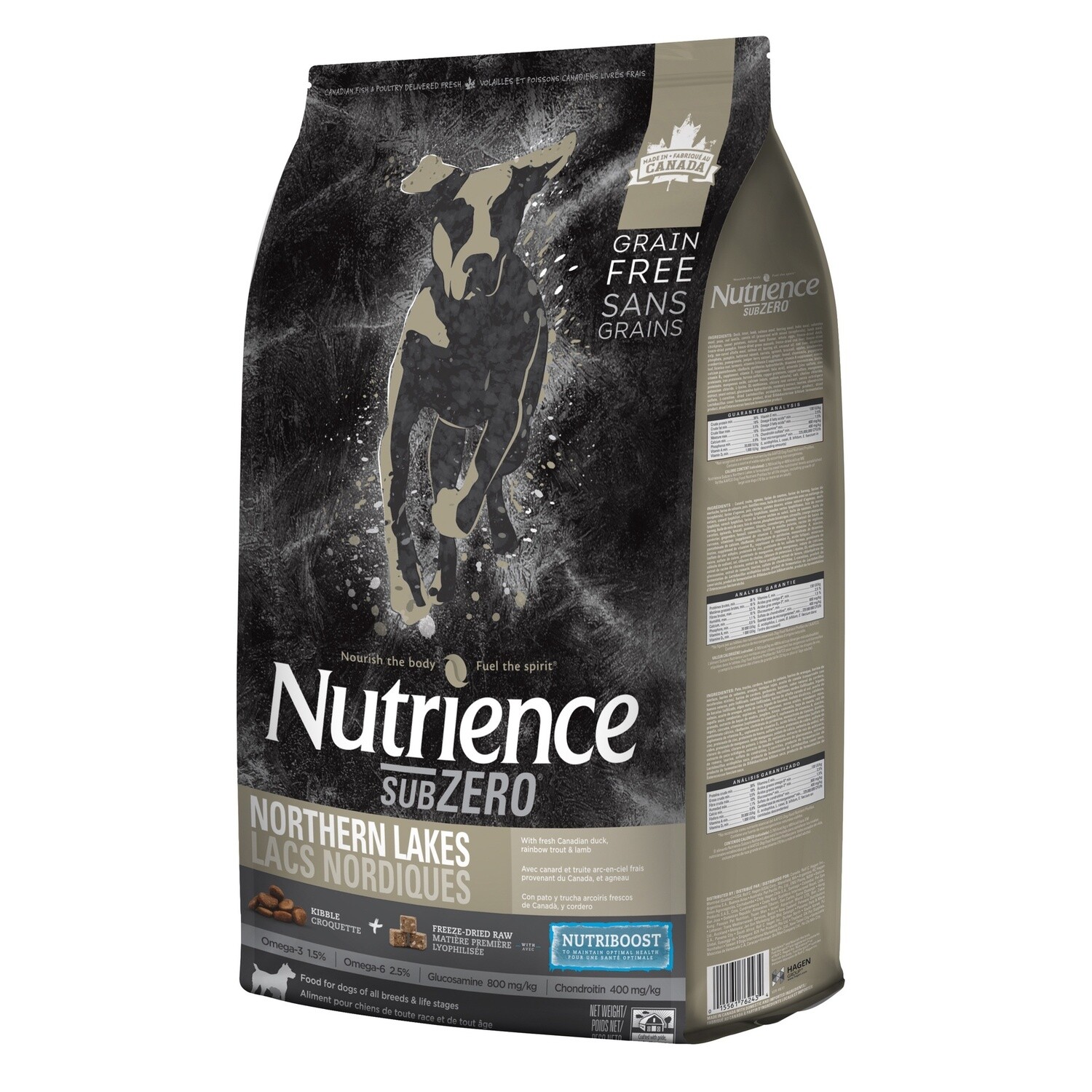 Nutrience Subzero / Chien / sans grains / Lacs nordiques / 10 kg (22lb)