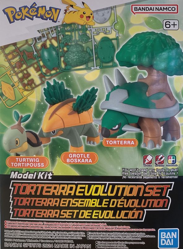 Pokemon Model Kit - Torterra Evolution Set