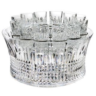 Waterford Lismore Diamond 12 Inch Vodka Chiller Set With 12 Shot ...