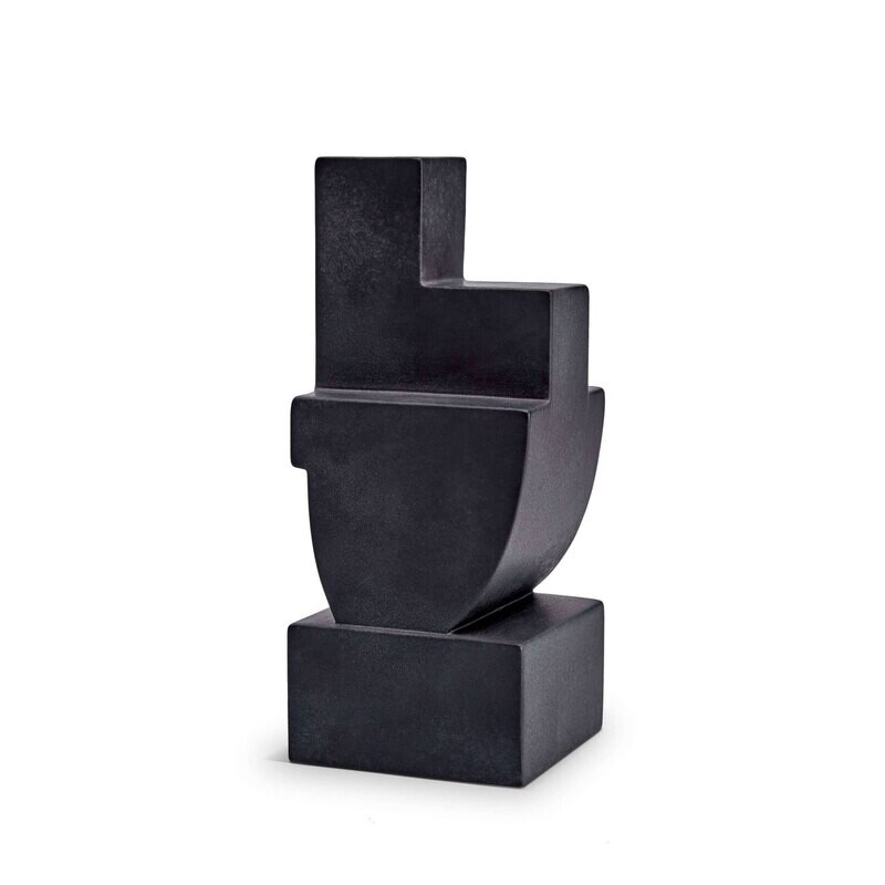 L'Objet Tulum Bookend Two Black CB108 - HomeBello