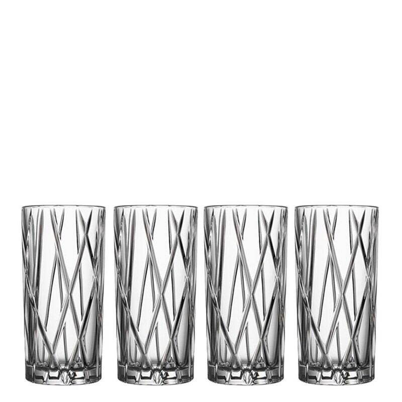 Orrefors City Highball Set Of 4 6310336 - HomeBello